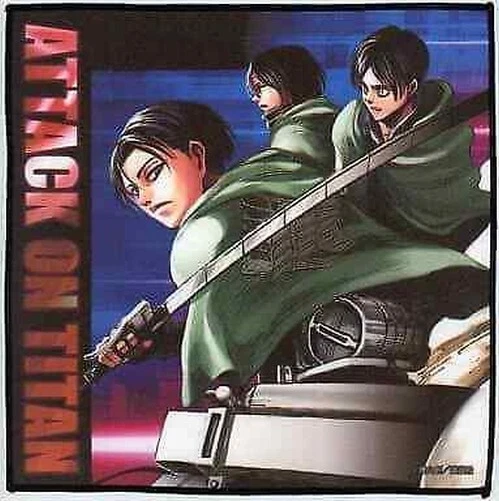 ATTACK ON TITAN nice Eren Yeager Towel TENUGUI Japan toy Collection ...