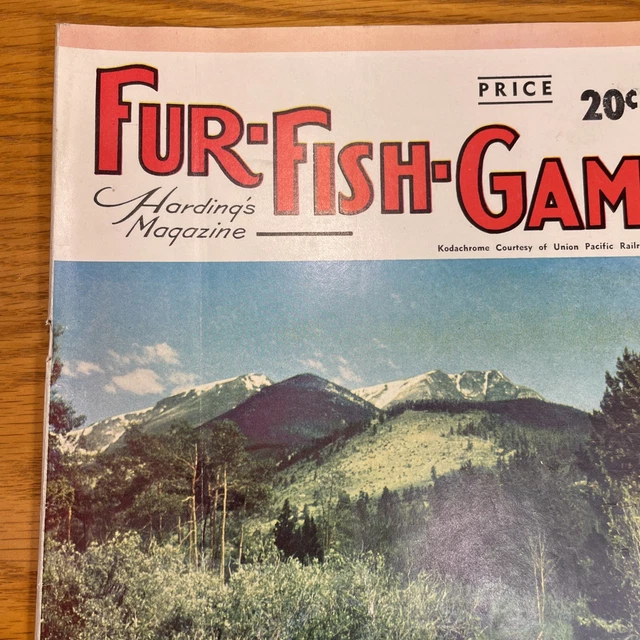 FUR-FISH-GAME MARCH 1949, Vintage Trapping, Hunting, And Fishing ...
