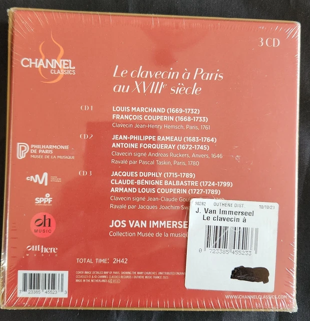 LE CLAVECIN À Paris au XVIIIe Siècle – Jos Van Immerseel - Coffret 3 CD ...