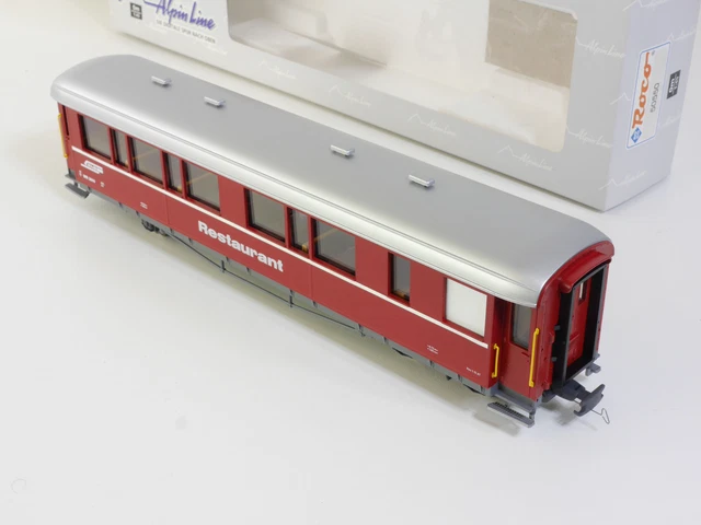 ROCO 50550 ALPIN Line Restaurant RhB Räthische Bahn WR 3814 OVP 1602-04 ...