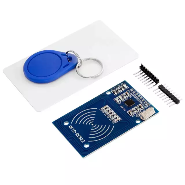 KIT RFID RC522 con lettore, chip e scheda 13,56 MHz compatibile SPI con ... KIT RFID RC522 con lettore, chip e scheda 13,56 MHz compatibile SPI con ...