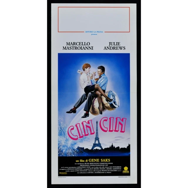 AFFICHE CIN JULIE Andrews Mastroianni Paris Tour Eiffel Gene Saks N81 EUR 33,40 - PicClick FR