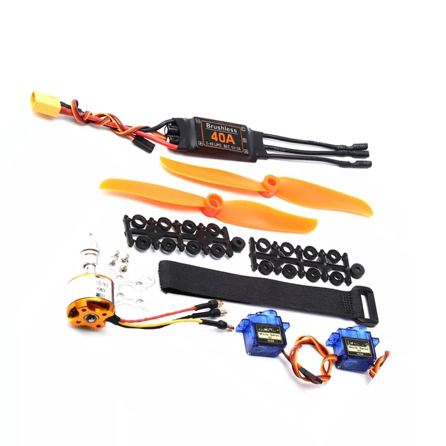 FOR RC FIXED Wing Plane Brushless Motor Kit 2200KV 40A ESC 6035 ...