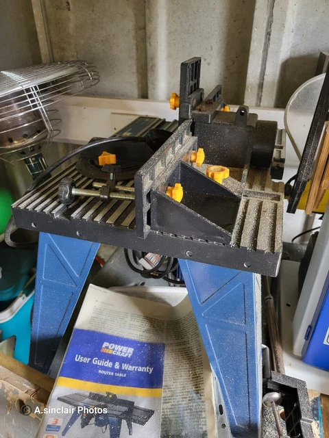 POWERCRAFT IRON ROUTER Table With Router Attached £55.00 - PicClick UK