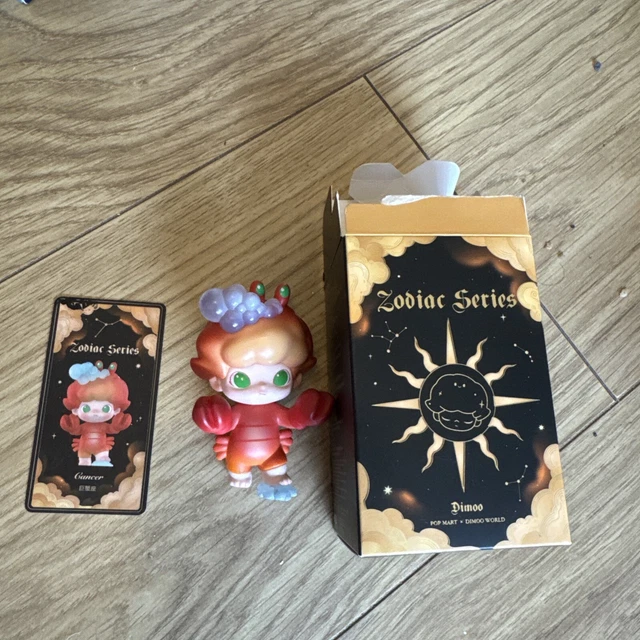 POP MART X DIMOO WORLD Zodiac series Cancer mini art toy figurine £21. ...