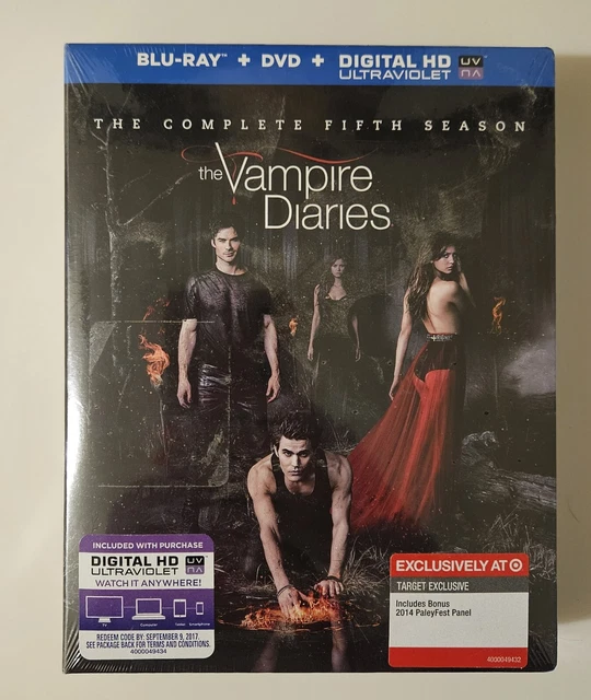 THE VAMPIRE DIARIES: The Complete Fifth Season (Disque Blu-ray, 2015, 4 ...