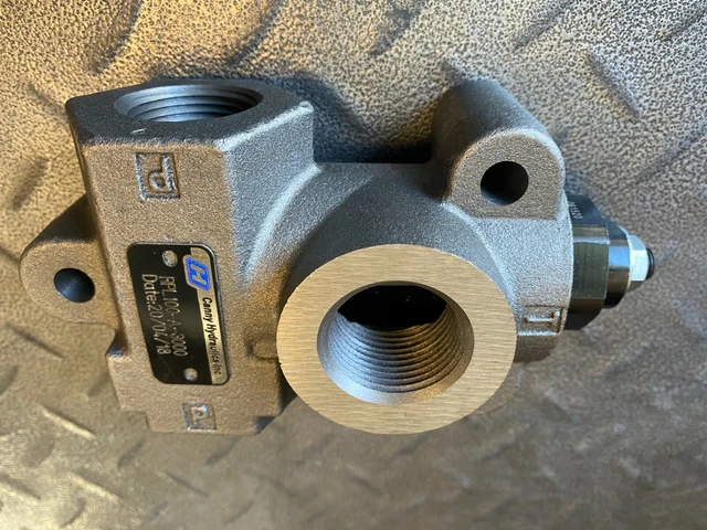 PARKER GRESEN RPL100-A-2500 Inline Relief Valve Replacement, 1" NPT ...