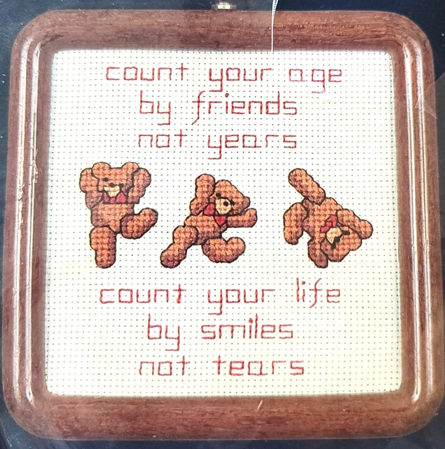 DALE BURDETT COUNTED Cross Stitch Kit Count Your Friends CK277 New ...