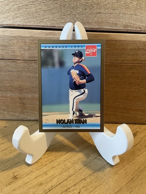 1992 LEAF DONRUSS Coca-Cola Nolan Ryan Houston Astros Hall of Fame ...