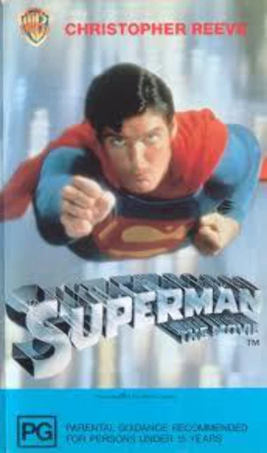 SUPERMAN THE MOVIE vhs Cassette Tape £15.41 - PicClick UK