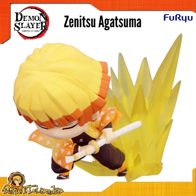 DEMON SLAYER KIMETSU no Yaiba Hold PVC Statue Mini Figure Zenitsu ...