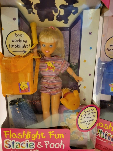 BARBIE-FLASHLIGHT FUN-LITTLE SISTER-STACIE+WHITNEY+JANET-NRFB-MATTEL ...