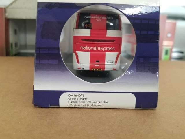 CORGI OM46407B VOLVO B9R Caetano NATIONAL EXPRESS Bus St George's 1/76 ...