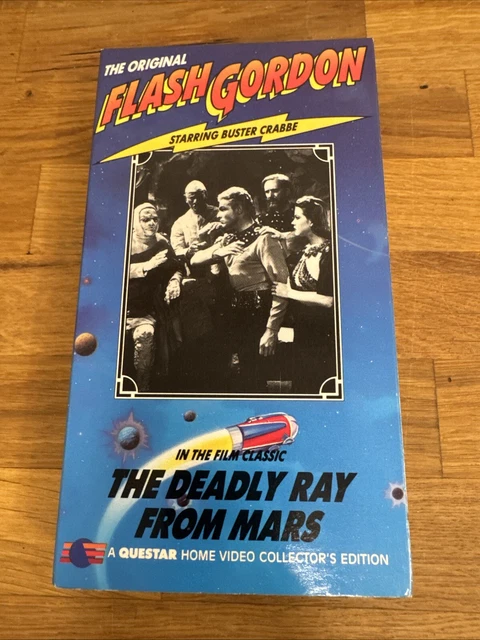 FLASH GORDON: THE Deadly Ray from Mars VHS Tape Rare Flash Gordon ...