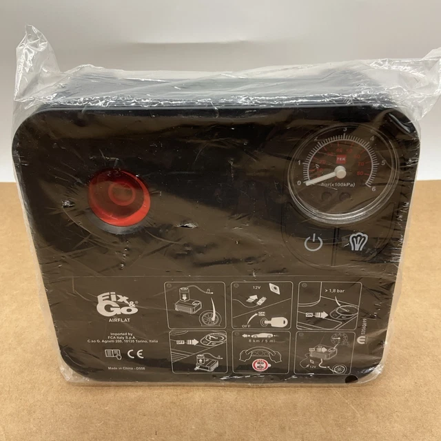 GENUINE FIAT 500 / 500X Tipo Panda Tire Pump Air Compressor Inflator ...