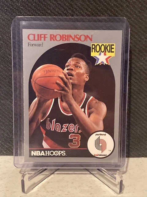 1990 HOOPS CLIFF Robinson Rookie Card NBA Portland Trailblazers ...
