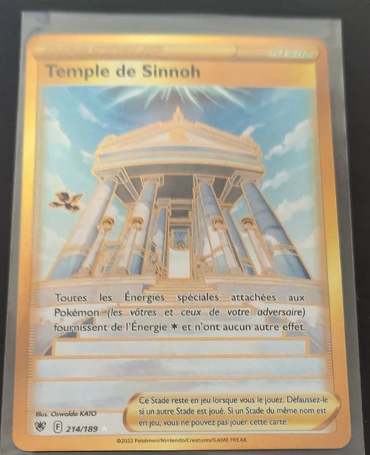 CARTE POKÉMON TEMPLE de Sinnoh GOLD 214/189 EB10 Astres Radieux FR EUR ...