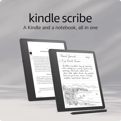 AMAZON KINDLE SCRIBE Touch screen 64 GB Wi-Fi Grigio - PENNA e CUSTODIA ...