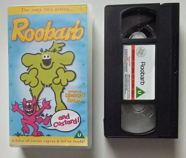 ROOBARB AND CUSTARD 8 classic episodes VHS tape. £5.99 - PicClick UK