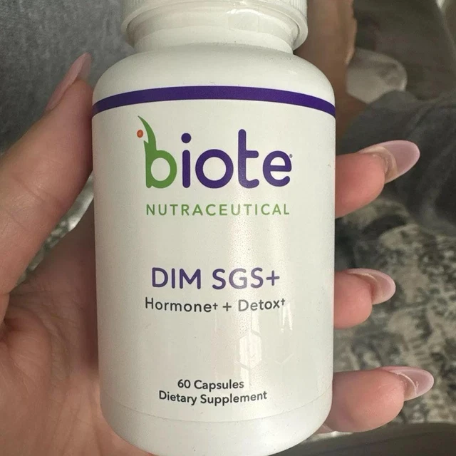 BIOTE NUTRACEUTICALS - DIM SGS + - Hormone + Detox (60pcs) 60 Capsules ...