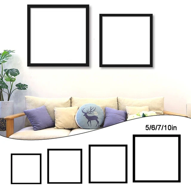 DÉCOREZ VOTRE ESPACE avec un cadre photo carré en bois massif option ...