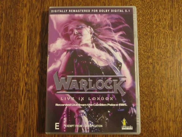 WARLOCK : LIVE In London [1985] - DVD Region Free | Free Postage $29.99 - PicClick AU