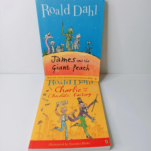 ROALD DAHL BOOKS Charlie and the Chocolate Factory, the Giant Peach ...