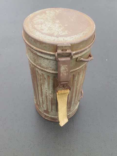 WW2 ORIGINAL GERMAN gas mask container £71.05 - PicClick UK