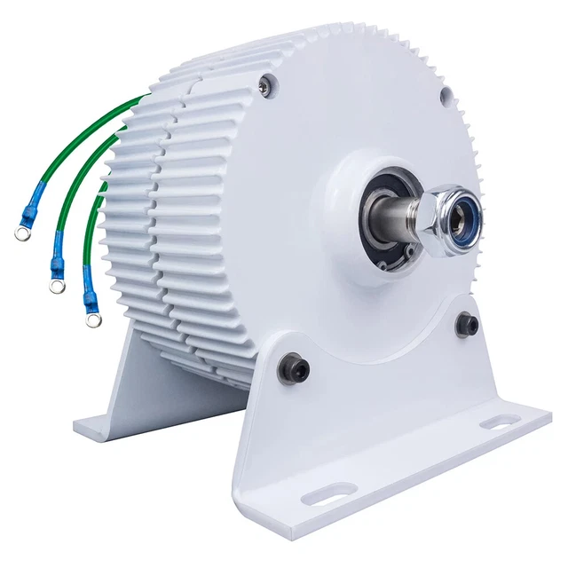 600W PERMANENT MAGNET Generator Low RPM 12v 24v 48v AC Wind Turbine ...