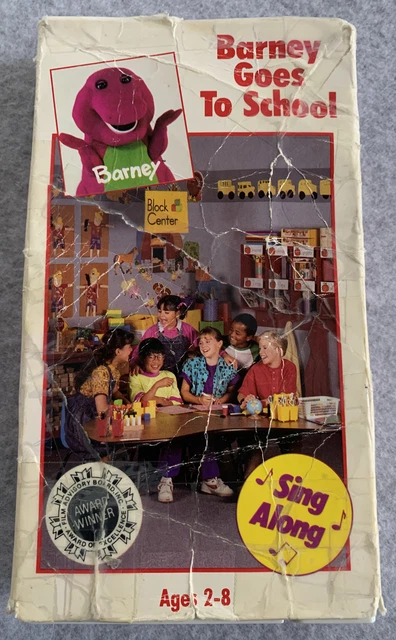 BARNEY - BARNEY Goes to School (VHS, 1990) £3.39 - PicClick UK