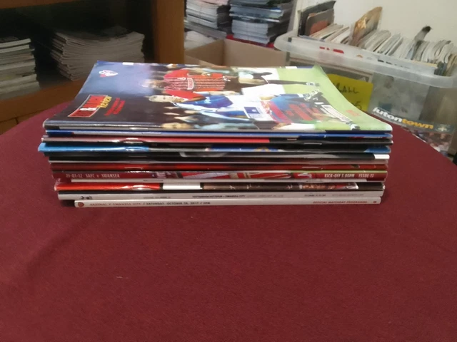 SWANSEA CITY X 15 Away Football Programmes 2000/2001 - 2017/2018 (Bulk ...