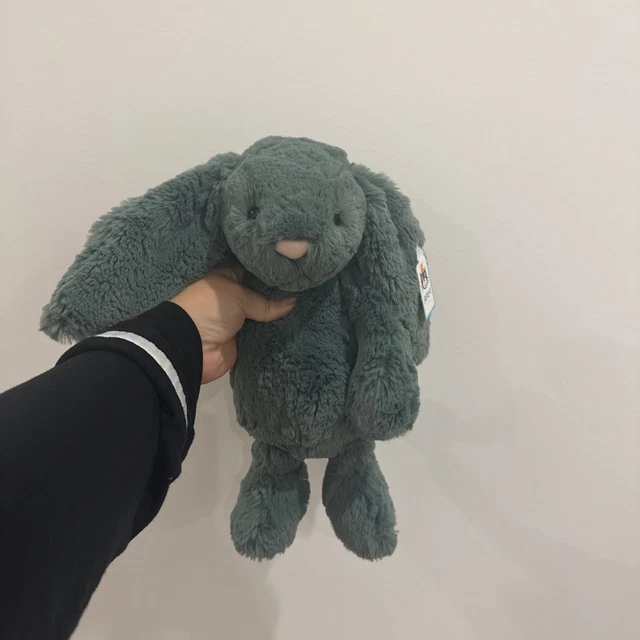 JELLYCAT BUNNY MEDIUM forest BNWT £156.00 - PicClick UK