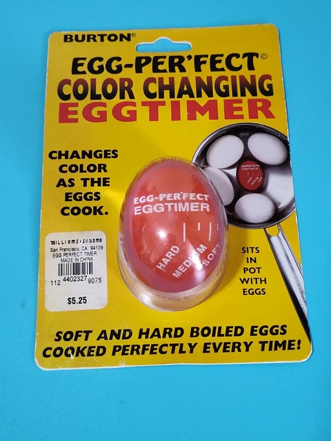 BURTON EGG PERFECT Color Changing EGG TIMER Boil Perfect Eggs Every ...