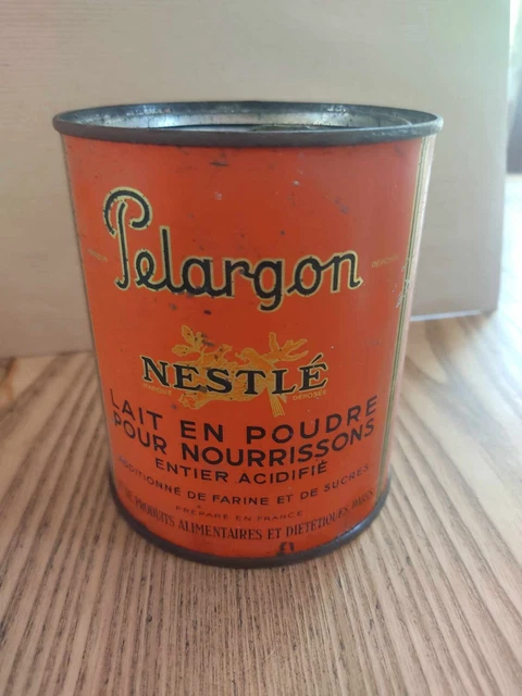 ANCIENNE BOITE NESTLÉ Pelargon, Lait en poudre pour Nourrissons ...