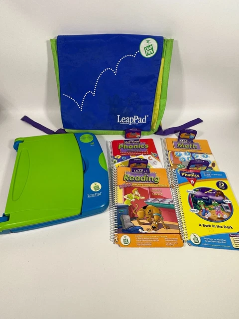 LEAPFROG LEAPPAD LEARNING System Lot 4 Books and 6Cartridges with ...