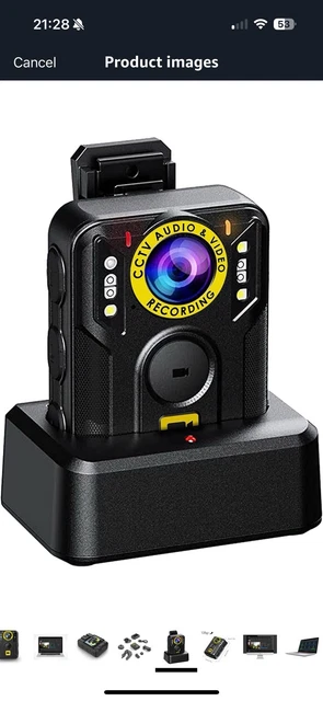 BODY WORN CAMERA DVR CCTV Security Sia Bodycam RX-2S - RRP £130 - Bargain! £83.91 - PicClick UK