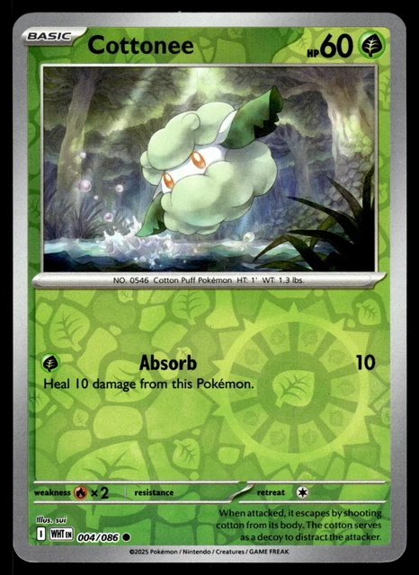 COTTONEE [FOIL] - 004/086 - White Flare English Wht Reverse Holo ...