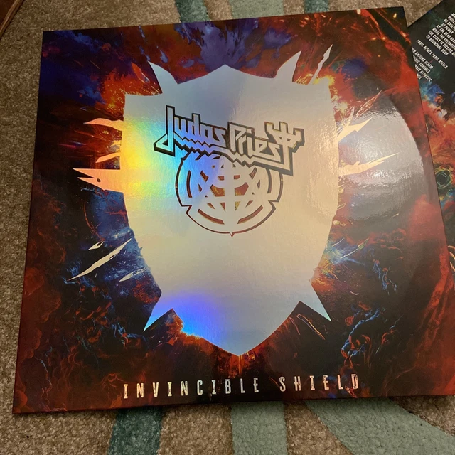 JUDAS PRIEST INVINCIBLE Shield Holographic Vinyl LP /2000 Brand New EUR ...