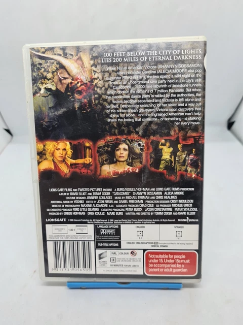 CATACOMBS DVD SHANNYN Sossamon Alecia Moore Region 4 Thriller Horror ...