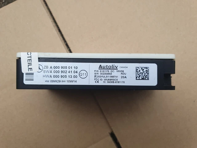 MERCEDES-BENZ RADARSENSOR A0009050110 TOTWINKEL W204 W212 C218 CLS W166 ...