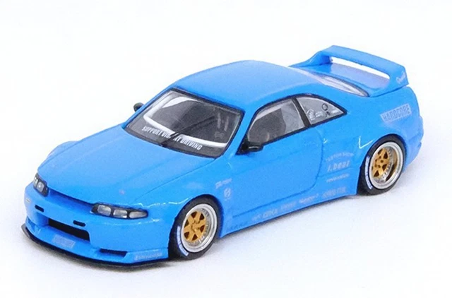 NISSAN SKYLINE GT-R (R33) - PANDEM Rocket Bunny - blue - Inno 1:64 EUR ...