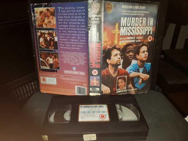 MURDER IN MISSISSIPPI EX RENTAL BIG BOX VHS Warner Bros Home Video £6. ...