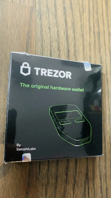 TREZOR ONE (BLACK) Original Crypto Hardware Wallet Bitcoin ETH - NEW ...
