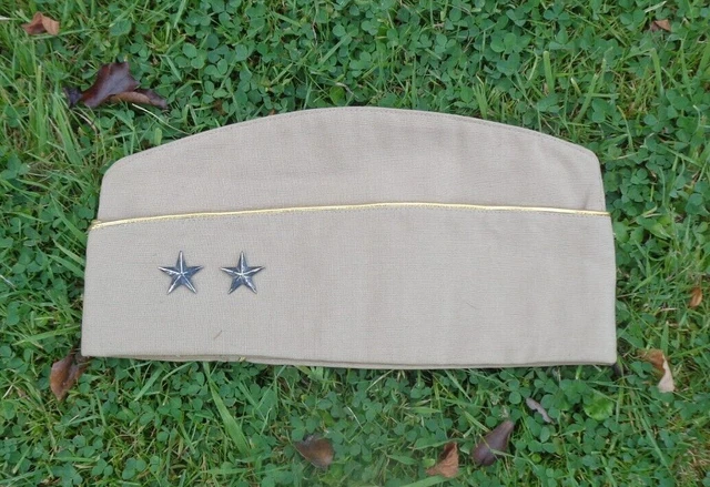 US ARMY OFFICERS Tan Khaki Uniform garrison overseas side cap hat 7 3 ...
