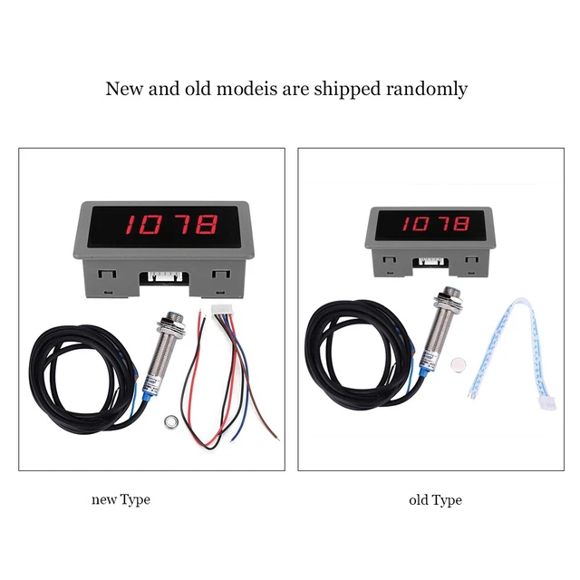 (DIGITAL DISPLAY SPEEDOMETER)MOTOR LED Tacho Motor RPM Gauge Electronic ...