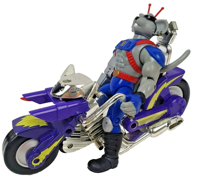 BIKER MICE FROM Mars Modo Mouse Action Figure & Mondo Chopper Galoob ...