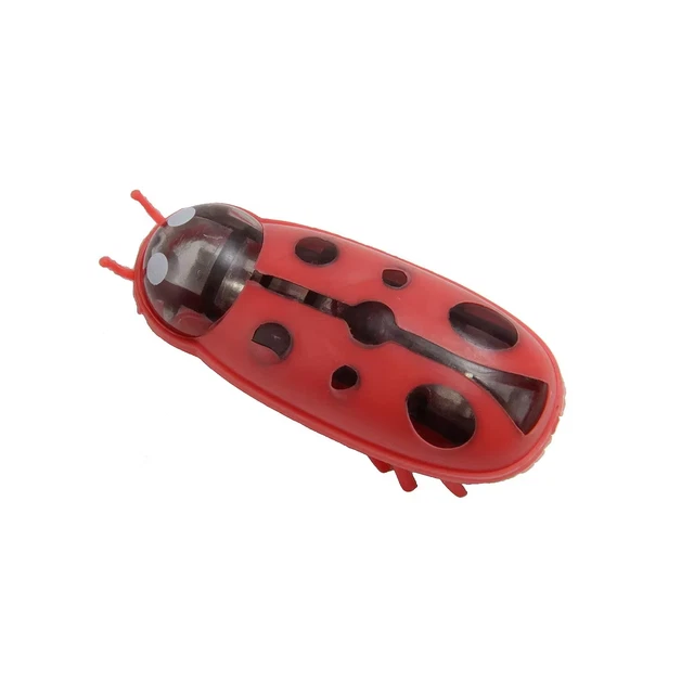 PET CAT TOYS Interactive Mini Electric Glowing Bug Toy Cats Escape ...