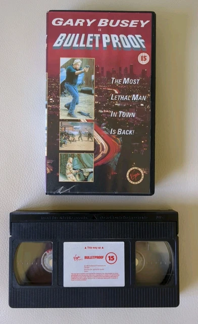 BULLETPROOF VHS PAL Video Gary Busey 1990 Virgin £11.98 - PicClick UK