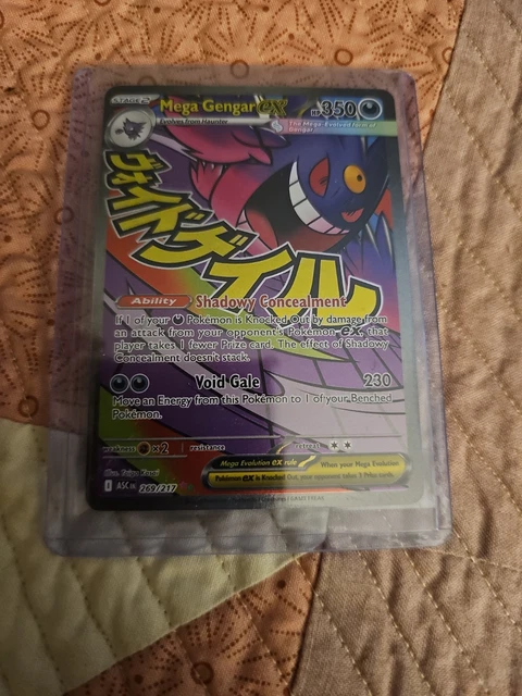 POKEMON TCG MEGA Gengar EX 269/217 Ascended Heroes Mint Condition £47. ...