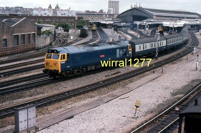 6X4 RAILWAY PHOTOGRAPH Class 50 50017 at Bristol 01.07.78 £1.80 ...